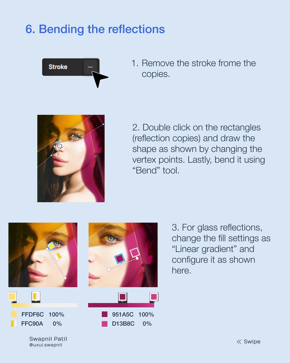 Create a Glass reflection effect in Figma🤩 Retweet/Like/Save and DM for ...