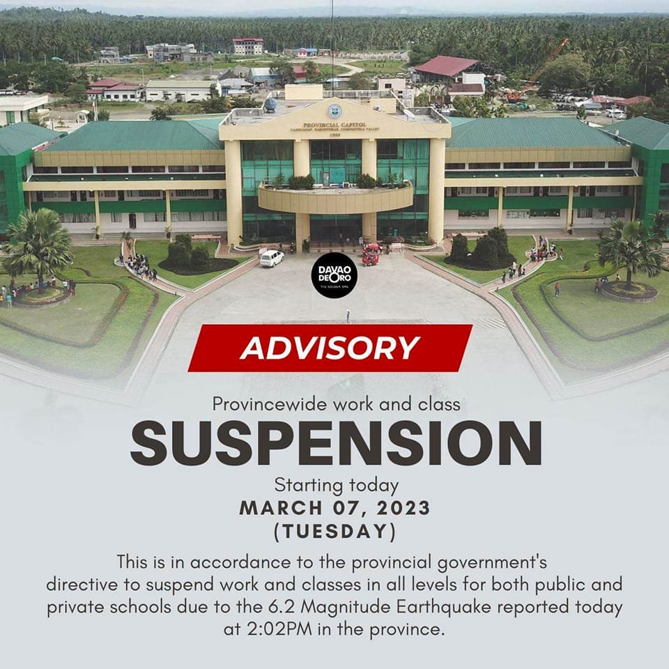 Walang Pasok! on Twitter: "TINGNAN: Suspendido ang klase sa lahat ng antas ng pampubliko at ...
