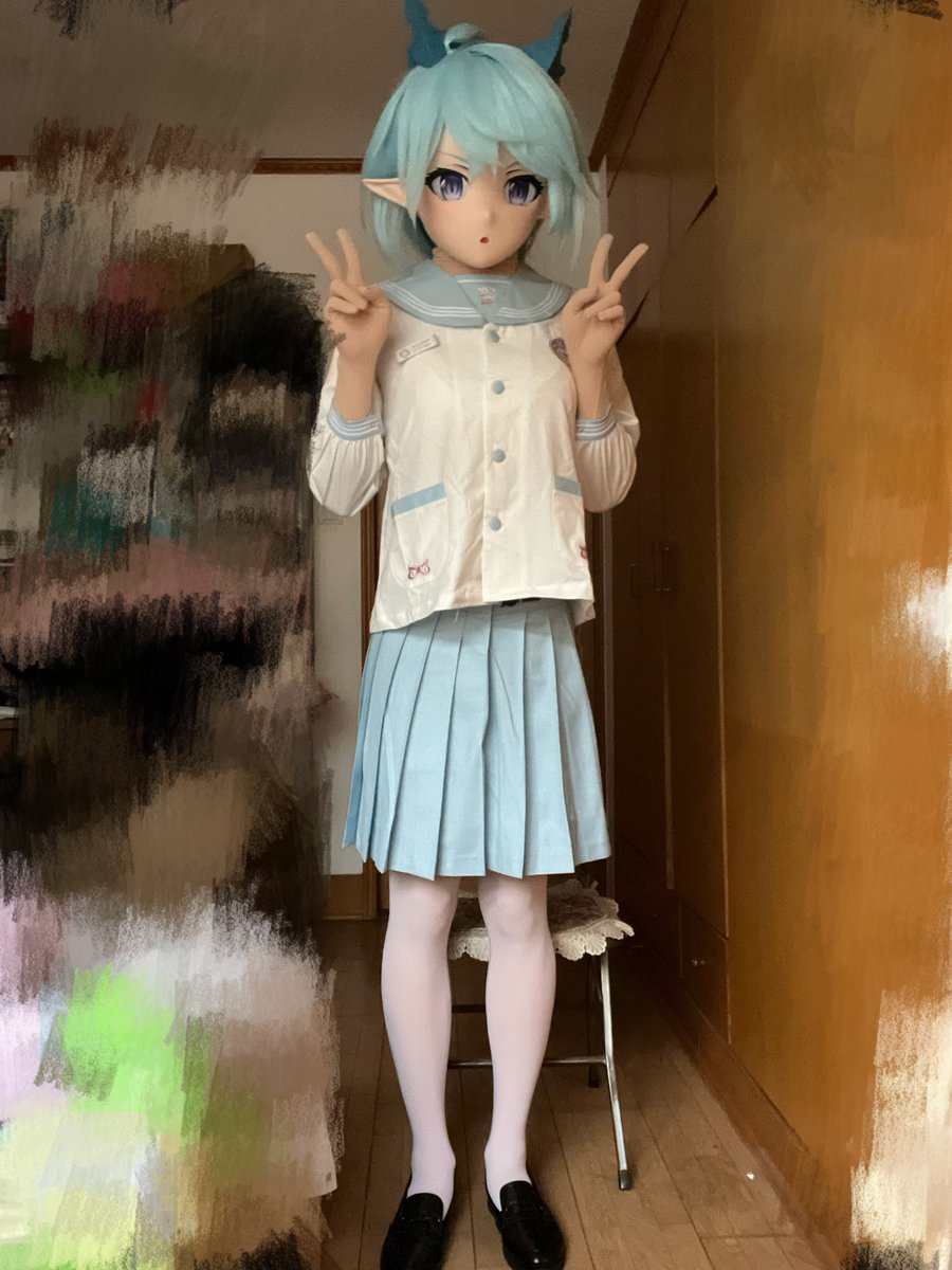 ZKF__ on Twitter: "#kigurumi JK妹妹"