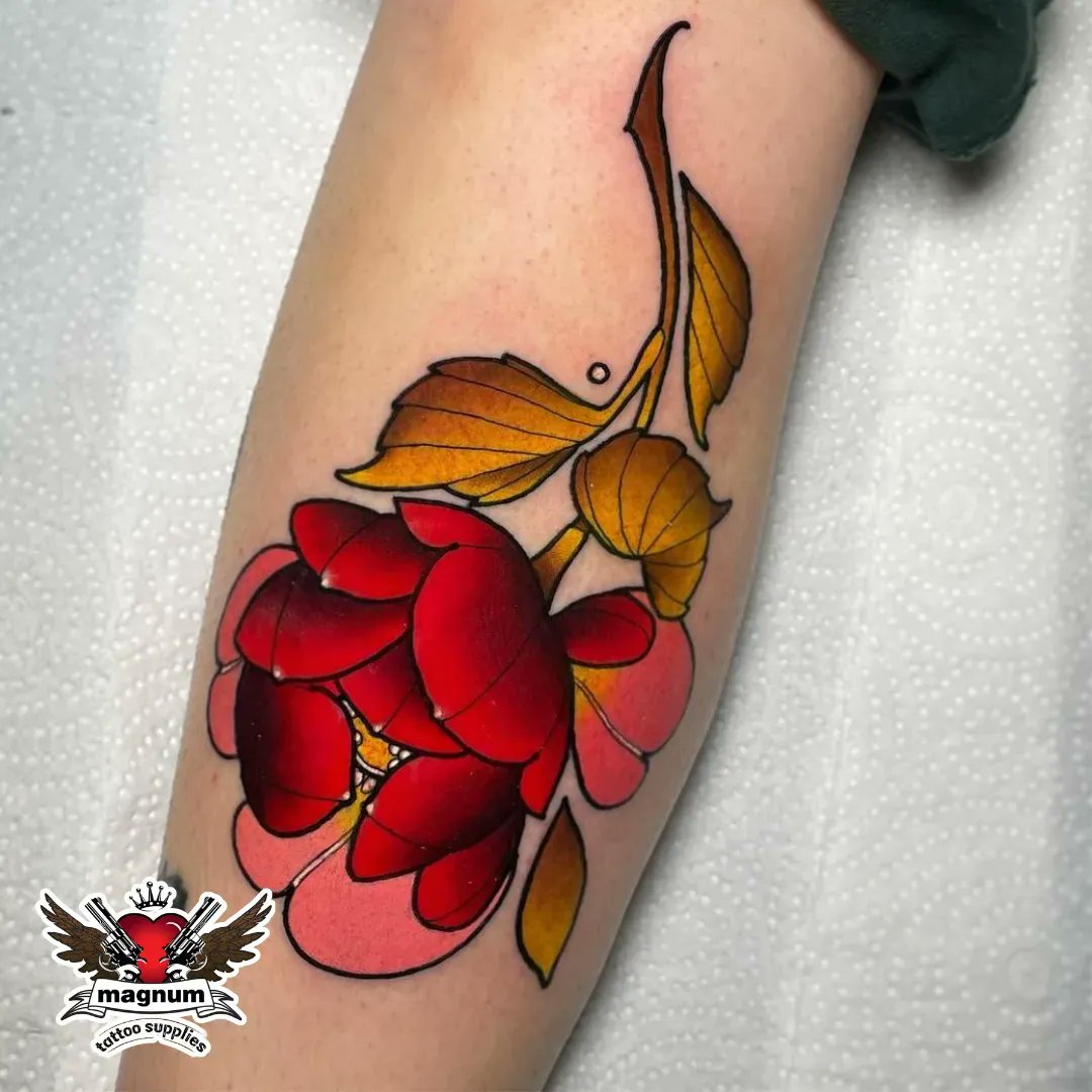 Neo Traditional Flowers