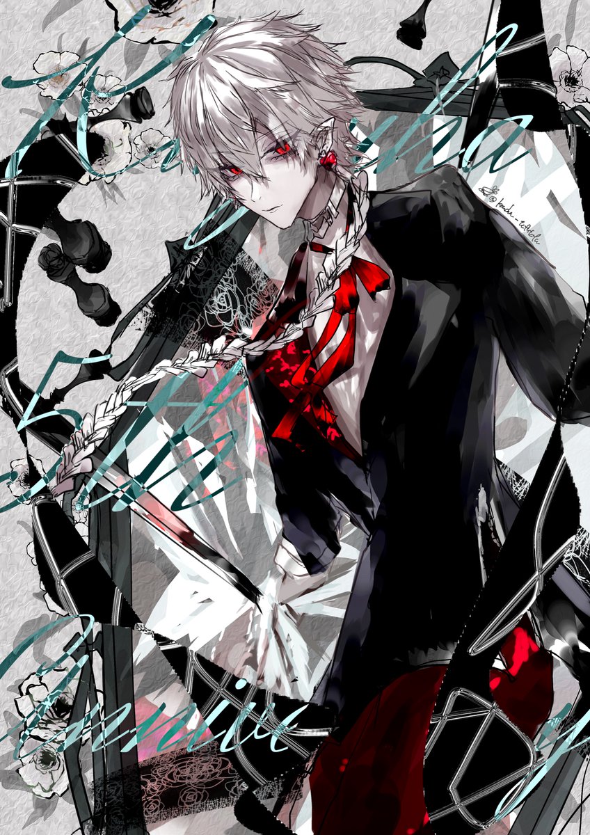 葛葉5周年#KuzuArt Kuzuha 5th anniversary 」|香茶と蝶々のイラスト