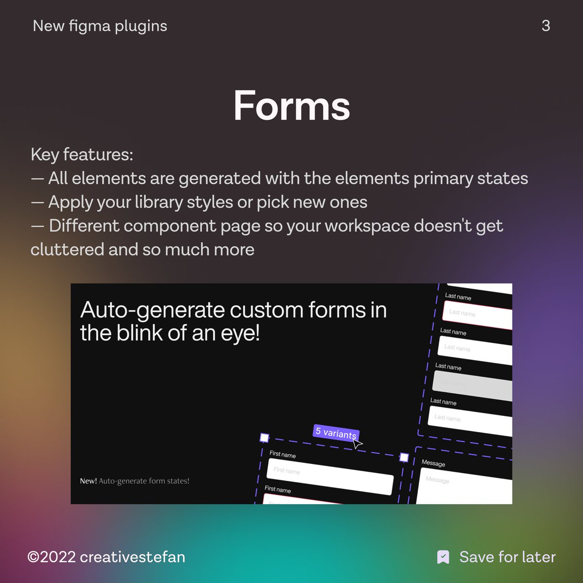 UI/UX design tip: New Figma Plugins that will definitely boost your workflow. Bookmark thread📂 # ...