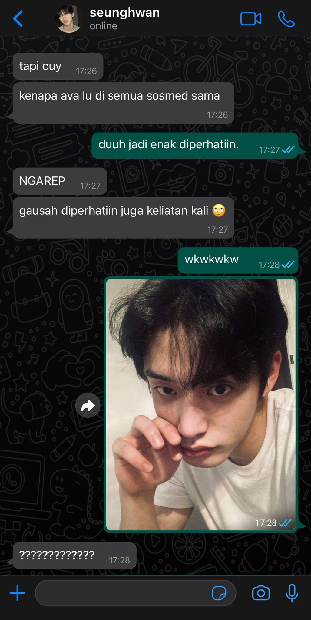 keya on Twitter: "10. ternyata selain hao, seunghwan juga punya banyak pertanyaan https://t.co ...