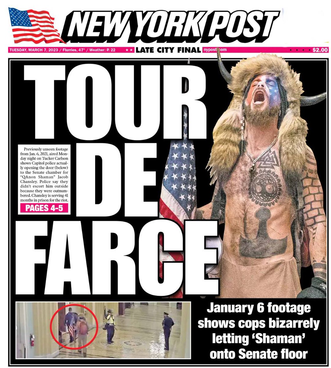 Catturd ™ on Twitter: "New York Post this morning ... Tour De Farce. https://t.co/gikygRgnMo ...