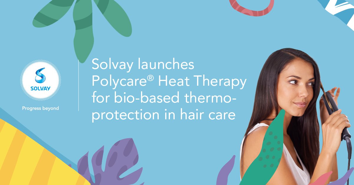 Solvay on Twitter: "Introducing: Polycare® Heat Therapy, a natural guar-based ingredient for ...