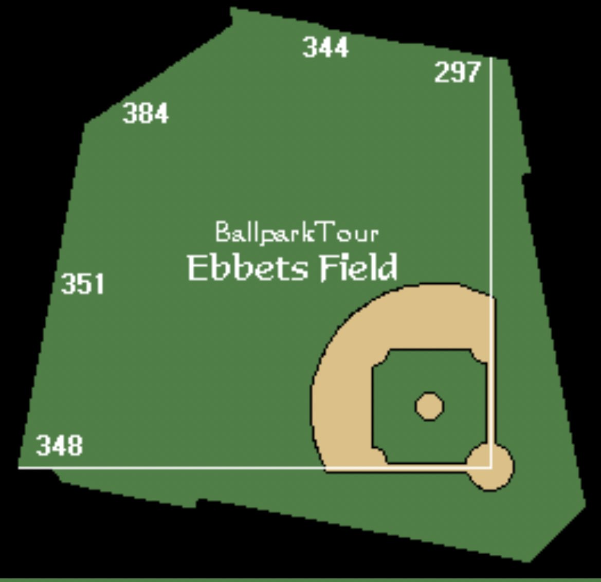 Ebbets Field Dimensions