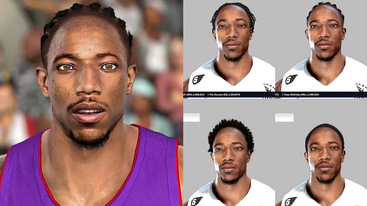 NBA 2K23 Community on Twitter: "#NBA2K23 DEMAR DEROZAN CYBERFACE (4 HAIRSTYLES) RELEASED 🔥⤵ ...