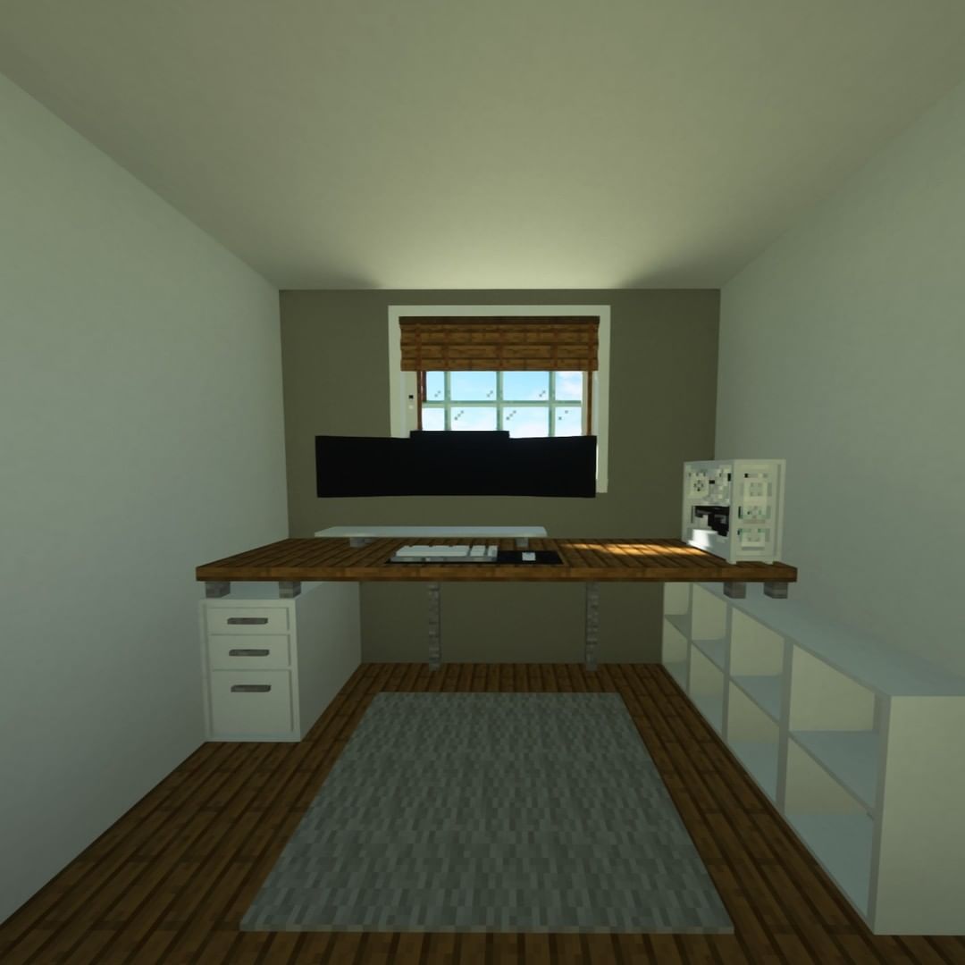 Minecraft Corner Desk