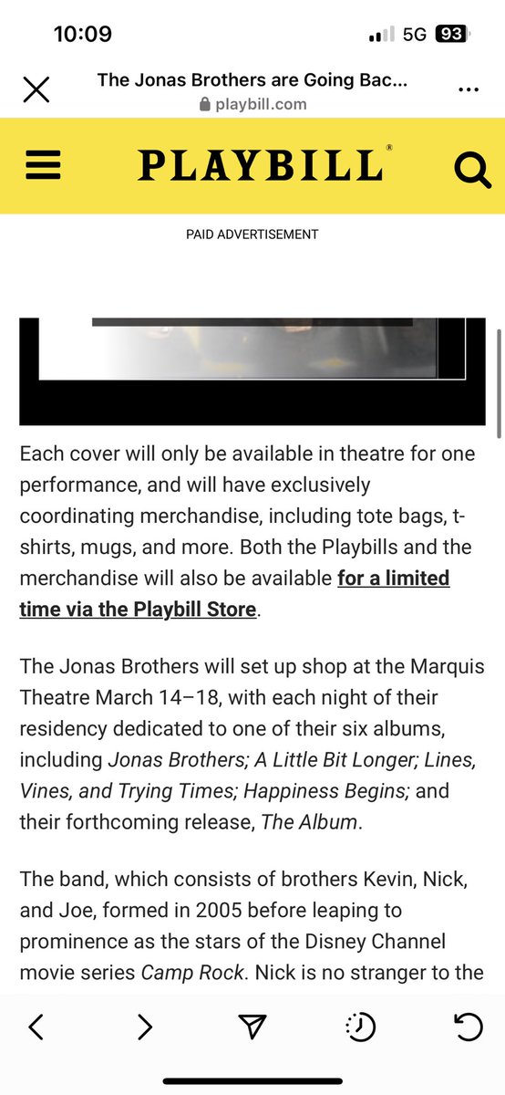 Blank Playbill Template