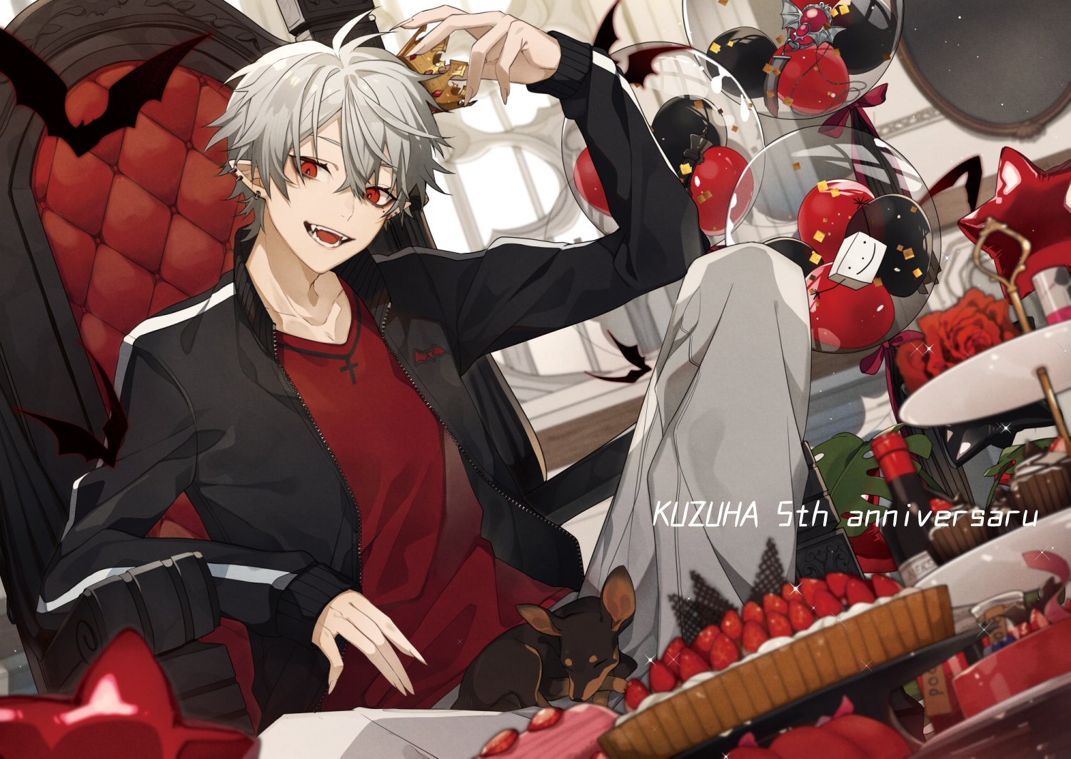 きらげら on Twitter: "5周年おめでとうございます！ #KuzuArt #葛葉5周年 https://t.co/NaQ5zh6TPd" / Twitter