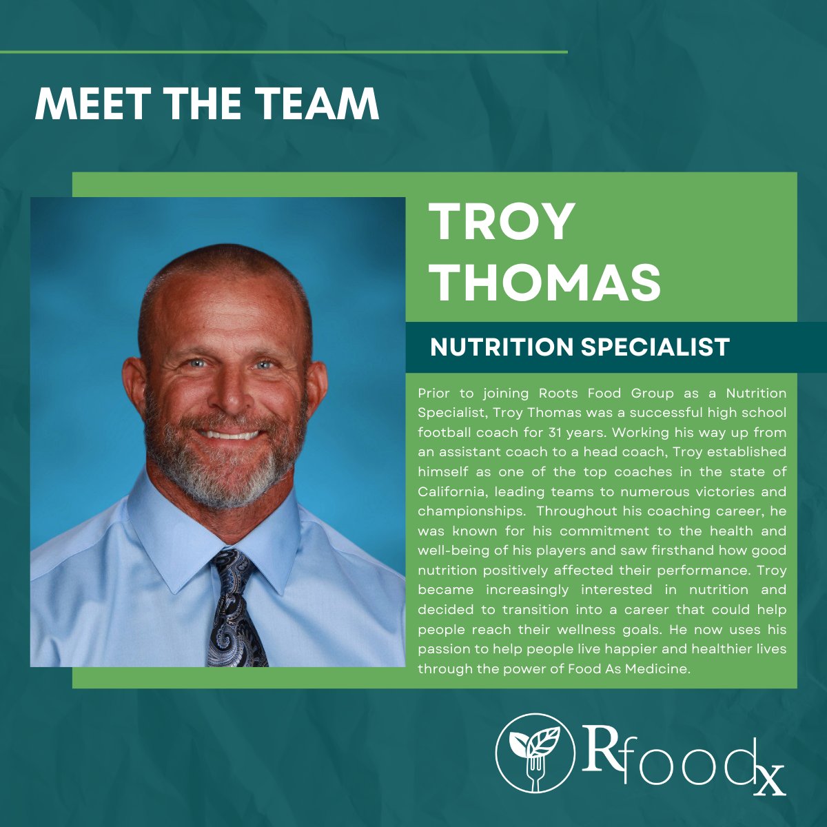 Roots Food Group on Twitter: "We are excited to welcome Troy Thomas as an Rfoodx Nutrition ...