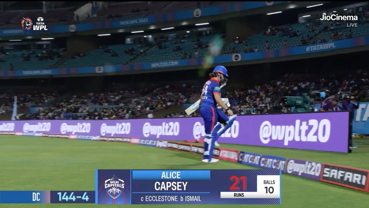 Delhi Capitals vs UP Warriorz WPL 2023: DC thrash UPW by 42 runs despite Tahlia McGrath heroics ...