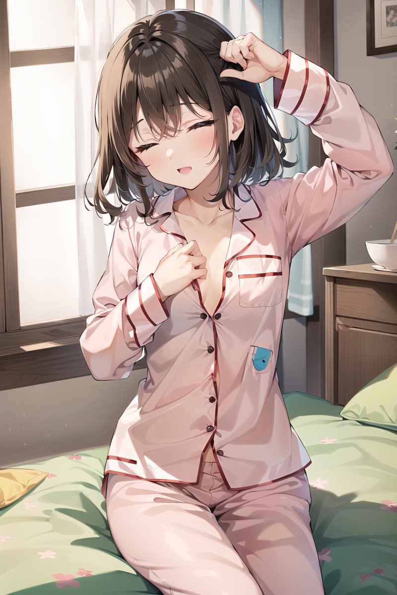 doctly on Twitter: "んん～、おはよっ・・・ #AIイラスト #AIart"