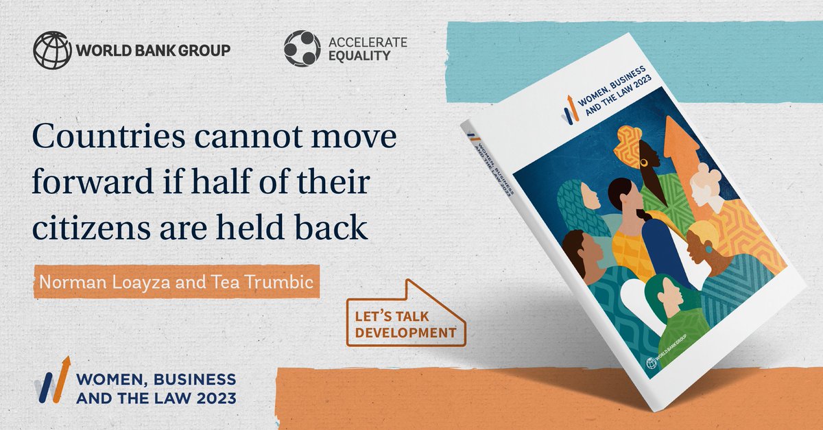 Equal treatment of women under the law is necessary for dynamic ...