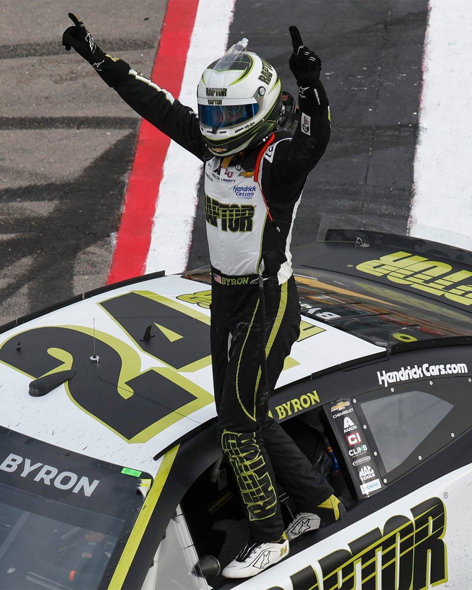 DYK: This is the third year in a row a @TeamHendrick driver has won the ...