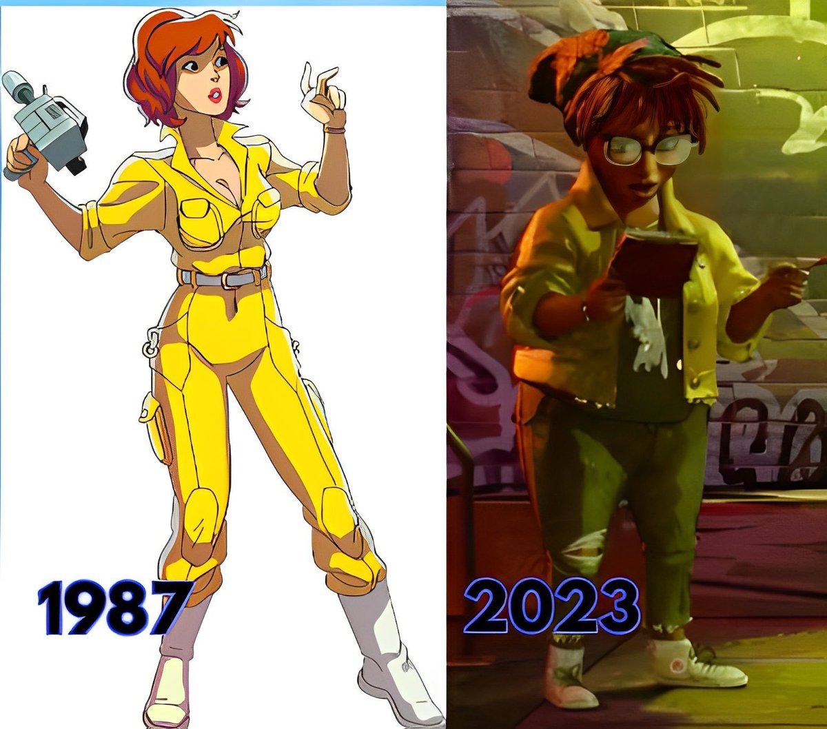 Brianna Wu on Twitter: "My dude, this is how April was depicted in OG TMNT. You’re tweeting some ...