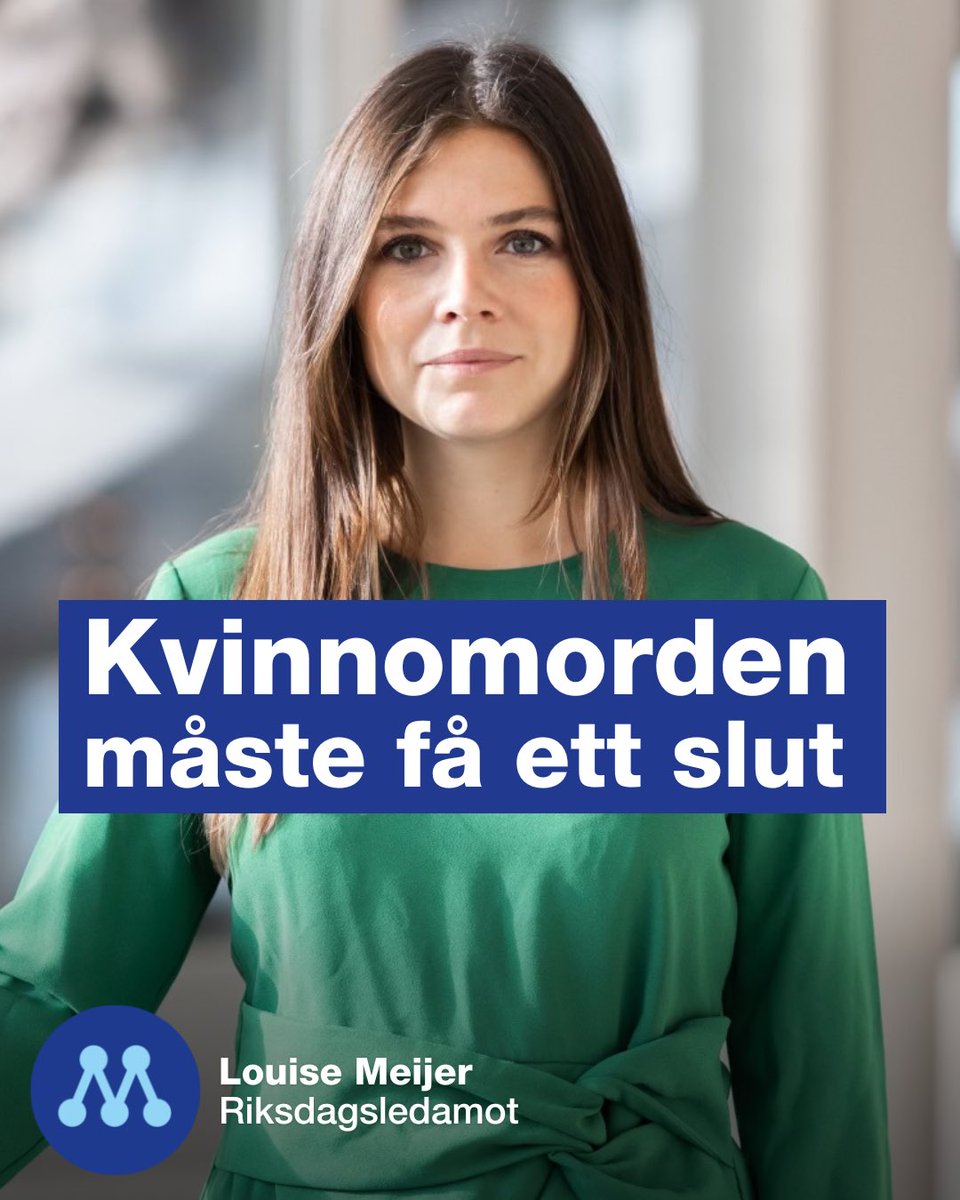 Moderaterna On Twitter Varje år Mördas Omkring 15 Kvinnor Av En