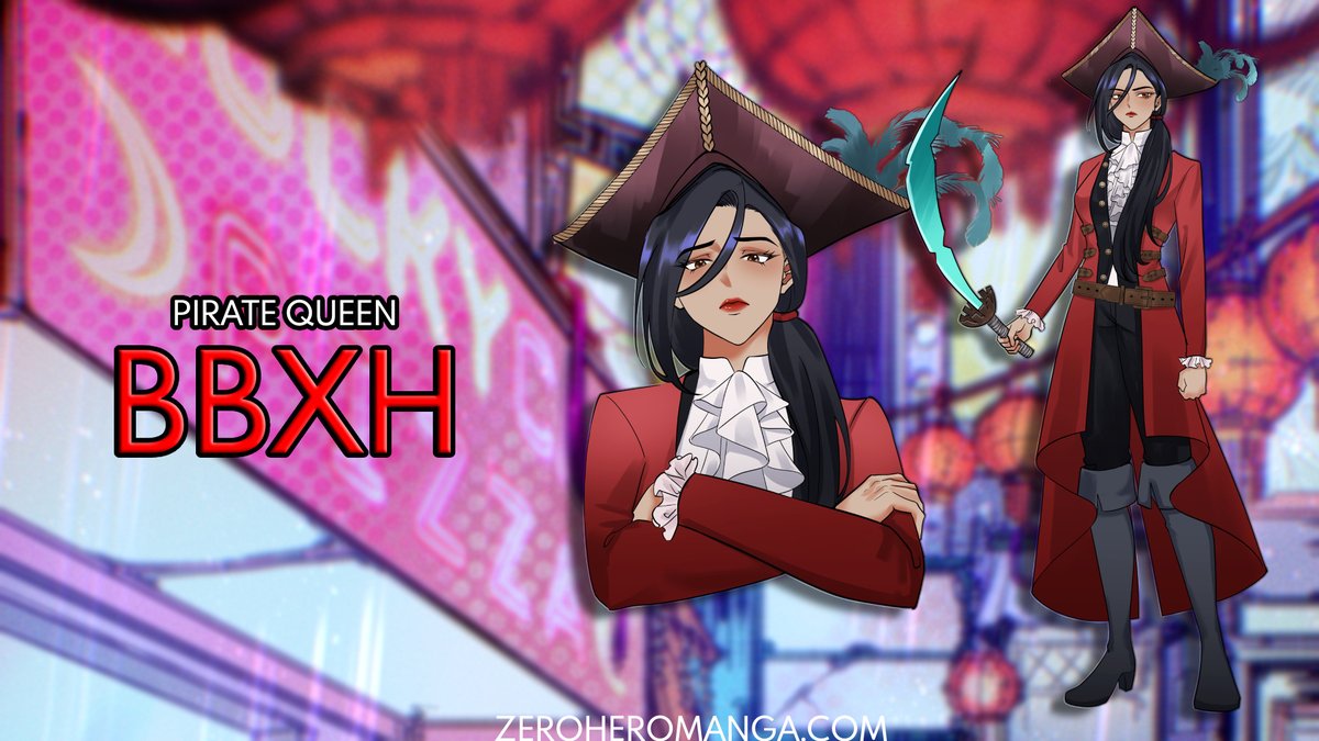 Zero Hero Manga on Twitter: "Meet the Pirate Queen of the seas herself, @bbxh_twitch! She owns ...