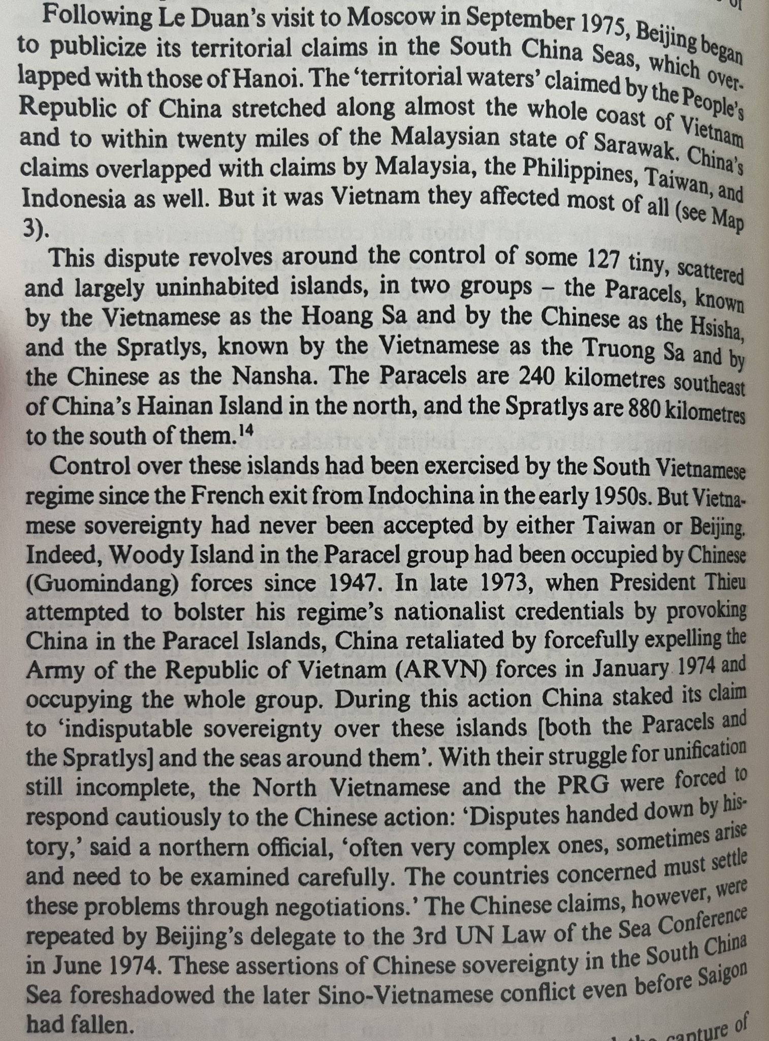 Indochina Wars on Twitter: "The issues on the ownership of territorial ...