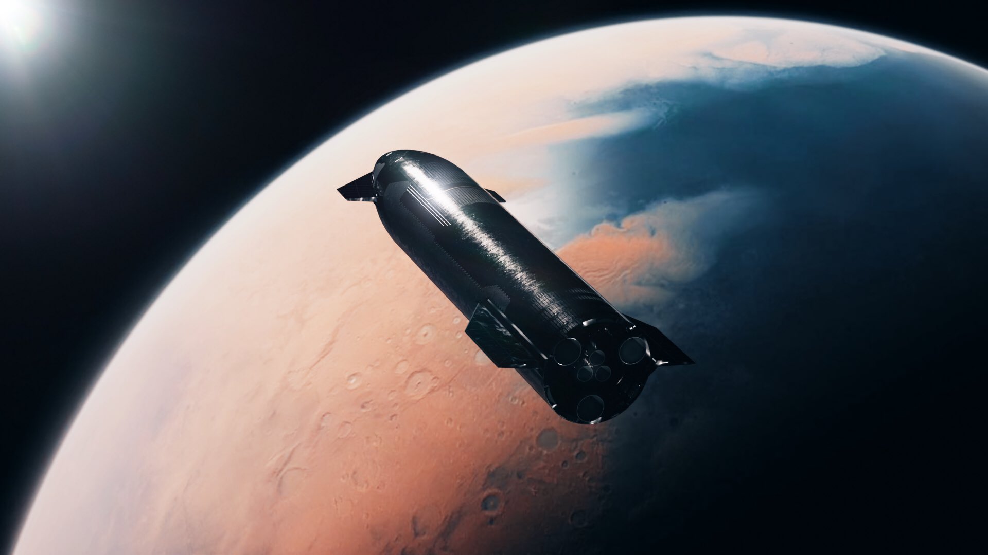 Spacex Rendering Wallpaper