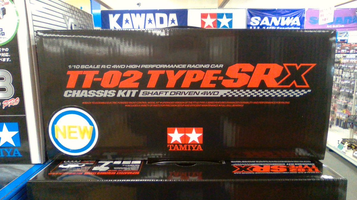 タムタム相模原店 on Twitter: "【RC】 タミヤ TT-02 TYPE-SRXシャーシキットが入荷いたしました。 RCコーナーで発売中です。 #ラジコン #タムタム相模原店"