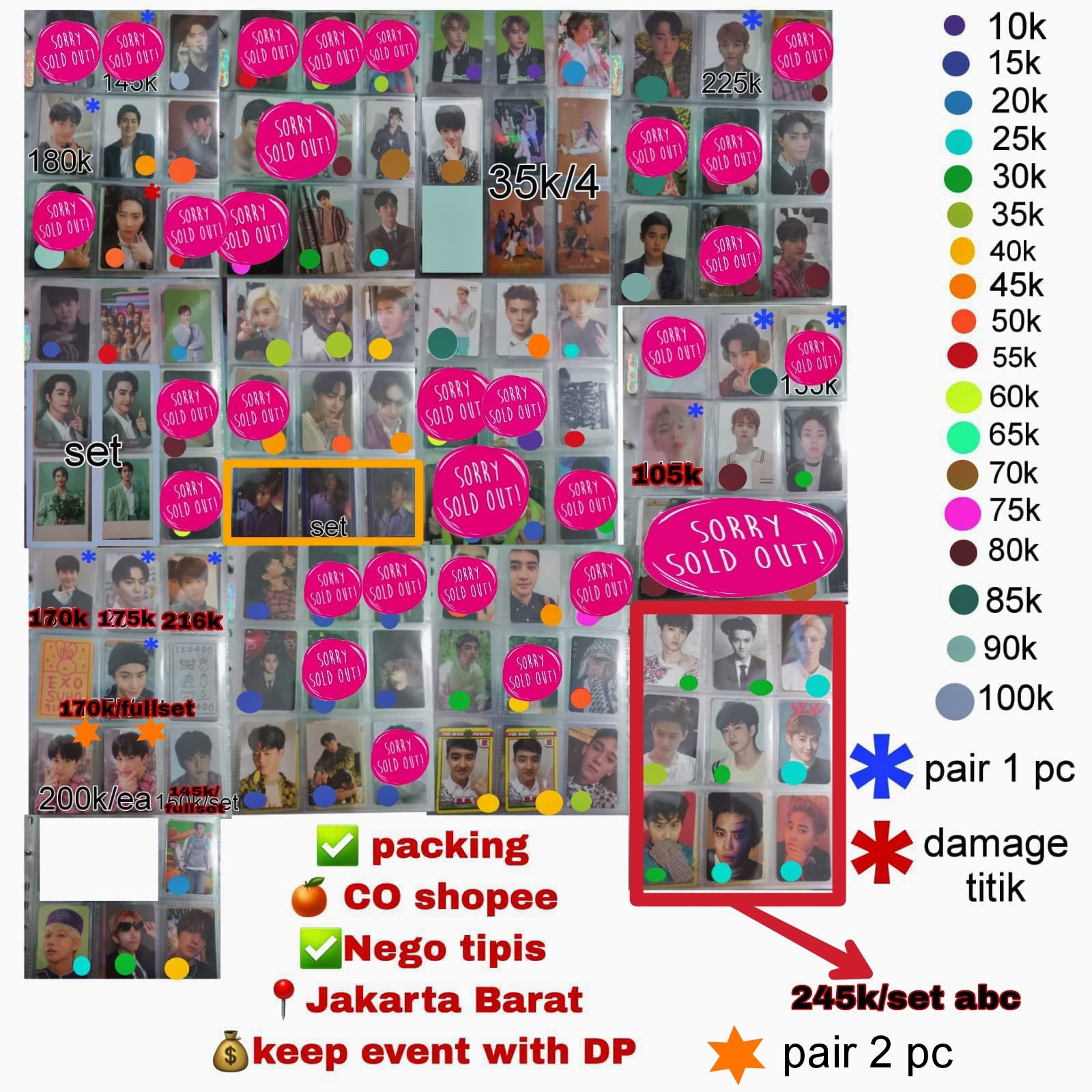 Kekasih gelap Baekhyun on Twitter: "Wts / want to sell / lfb iso Photocard exo ️ Ship ww ️ ...