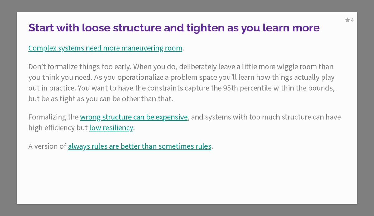 Loose Structure Example at Callum Hale blog