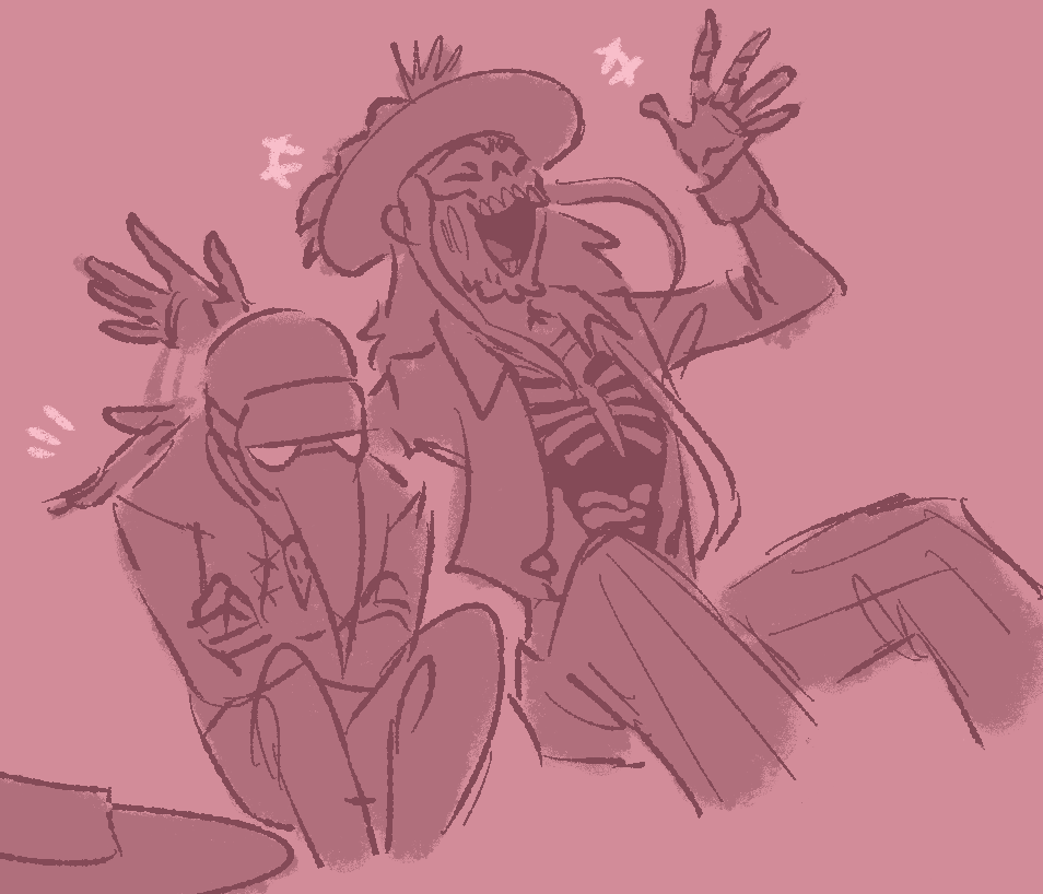 「funky crow grandpa [oc] 」|minty 🌺💀 (2 slots open)のイラスト