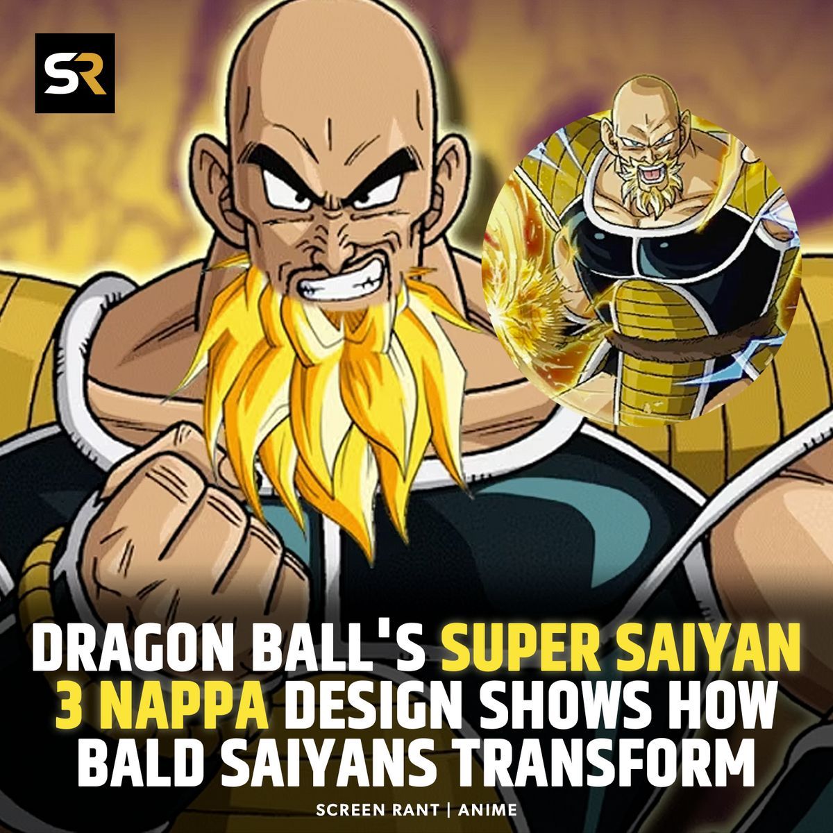 An alternate reality Nappa eventually transformed into Super Saiyan 3 ...