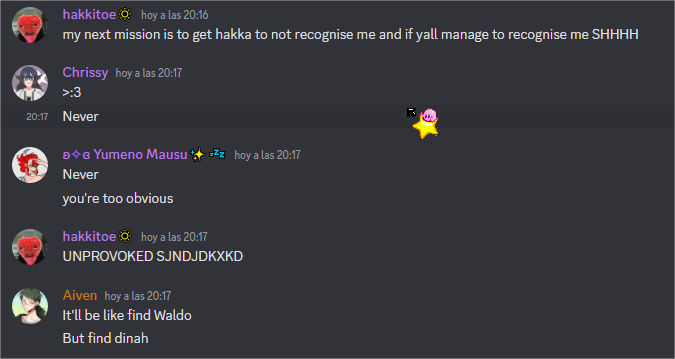 Hakkitos out of context on Twitter: "FINDING DINAH GAME START"