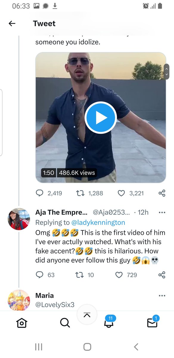 Aja The Empress ♀️ on Twitter: "Ha! I've managed to upset a whole new cohort of men by not ...