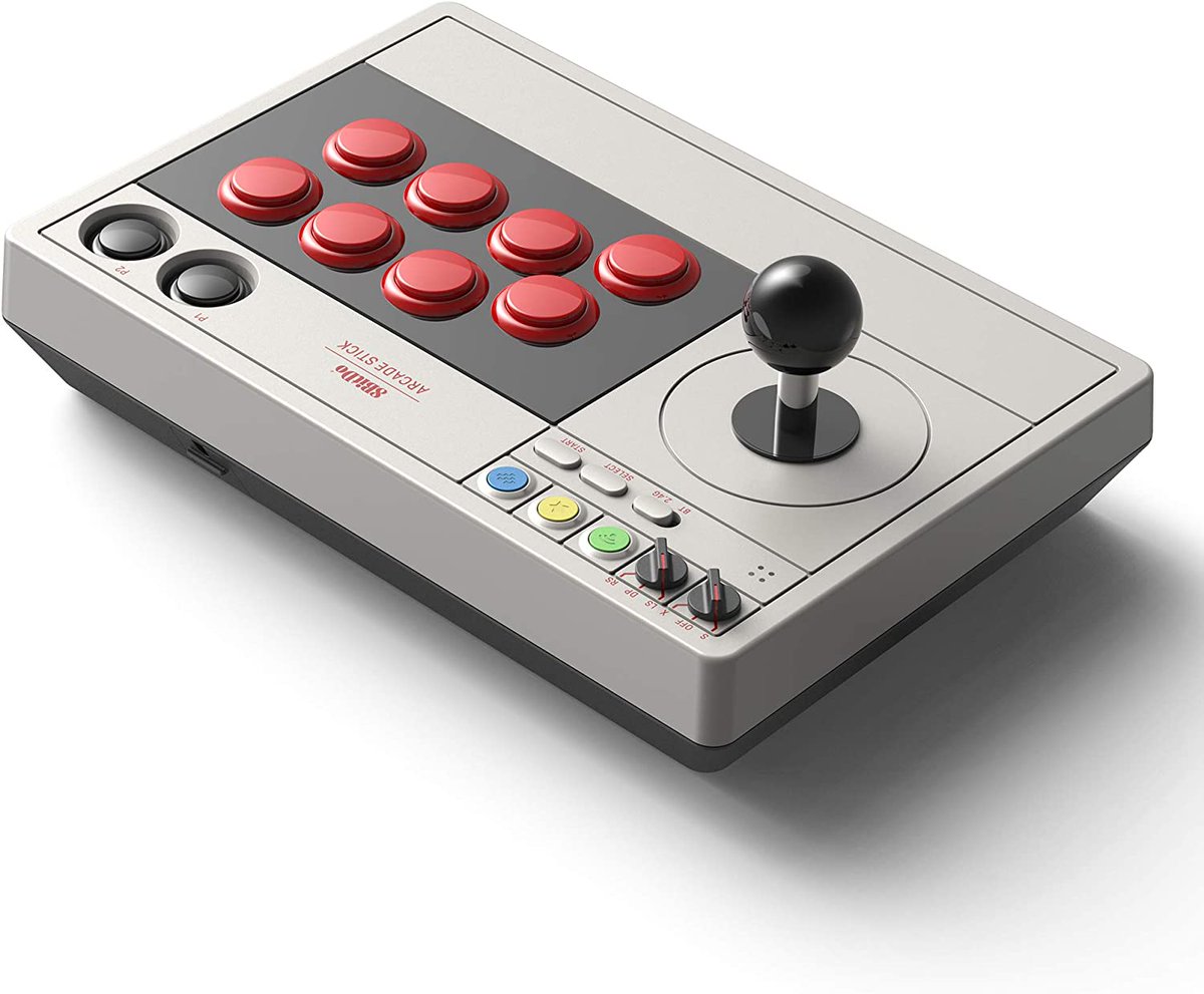 「8Bitdo Arcade Stick for Switch and Windo」|THE ART OF VIDEO GAMESのイラスト