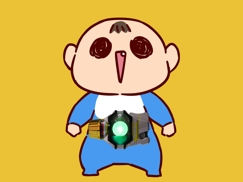 ばつ👶のイラスト