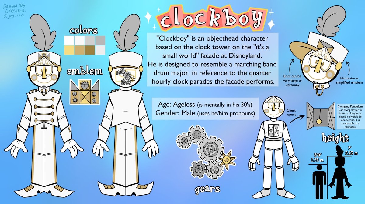 turns ur clocks autistic & gay* 」|Roller Carson 🎢の漫画