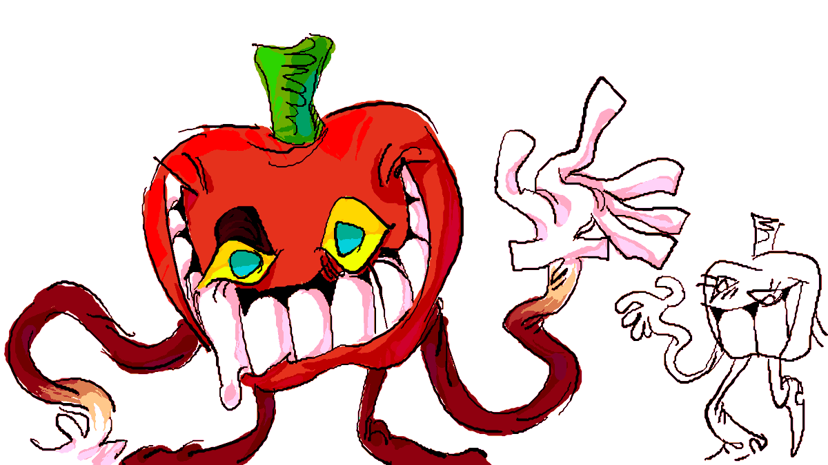 💀 SKELE | WHEN YOU PIZZA THE TOWER 🍕 on Twitter: "ALSO !!!WUAWGHA APPLEMAN ART BY @thatoneharvey ...