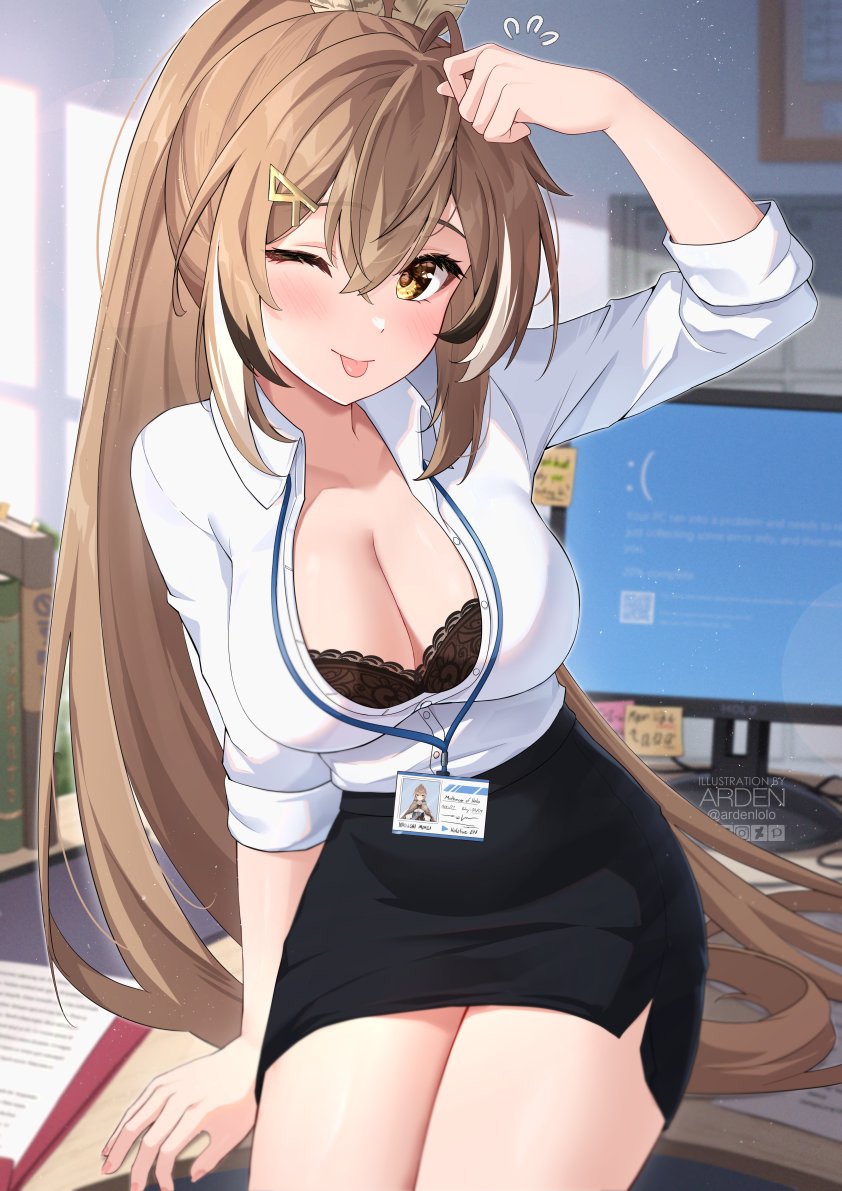 𝐀𝐫𝐝𝐞𝐧 | アーデン 🍥 on Twitter: "Office Lady Mumei #drawMEI https://t.co/qgPNweiVMy" / Twitter