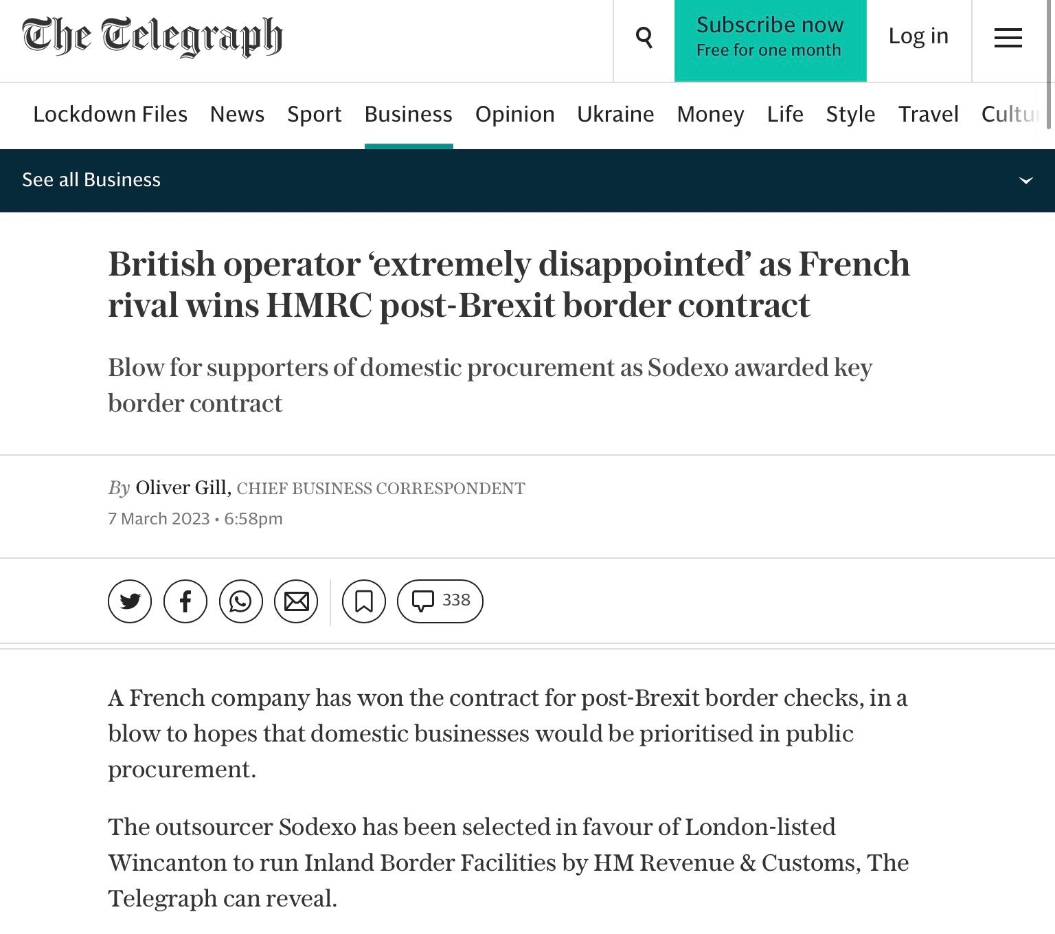 Contract Page Border