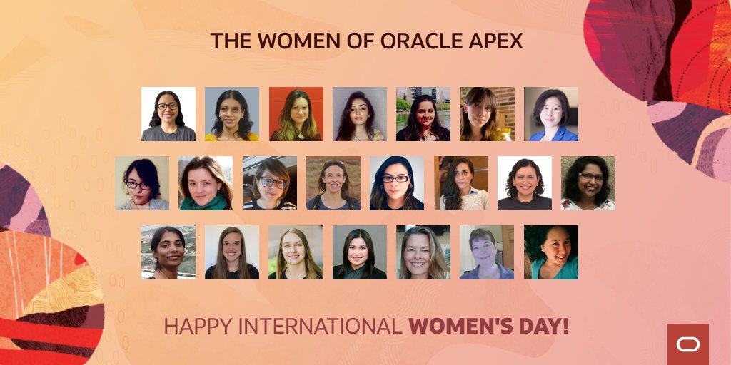 Oracle Apex On Twitter The Women On The Oracleapex Team Inspire Us