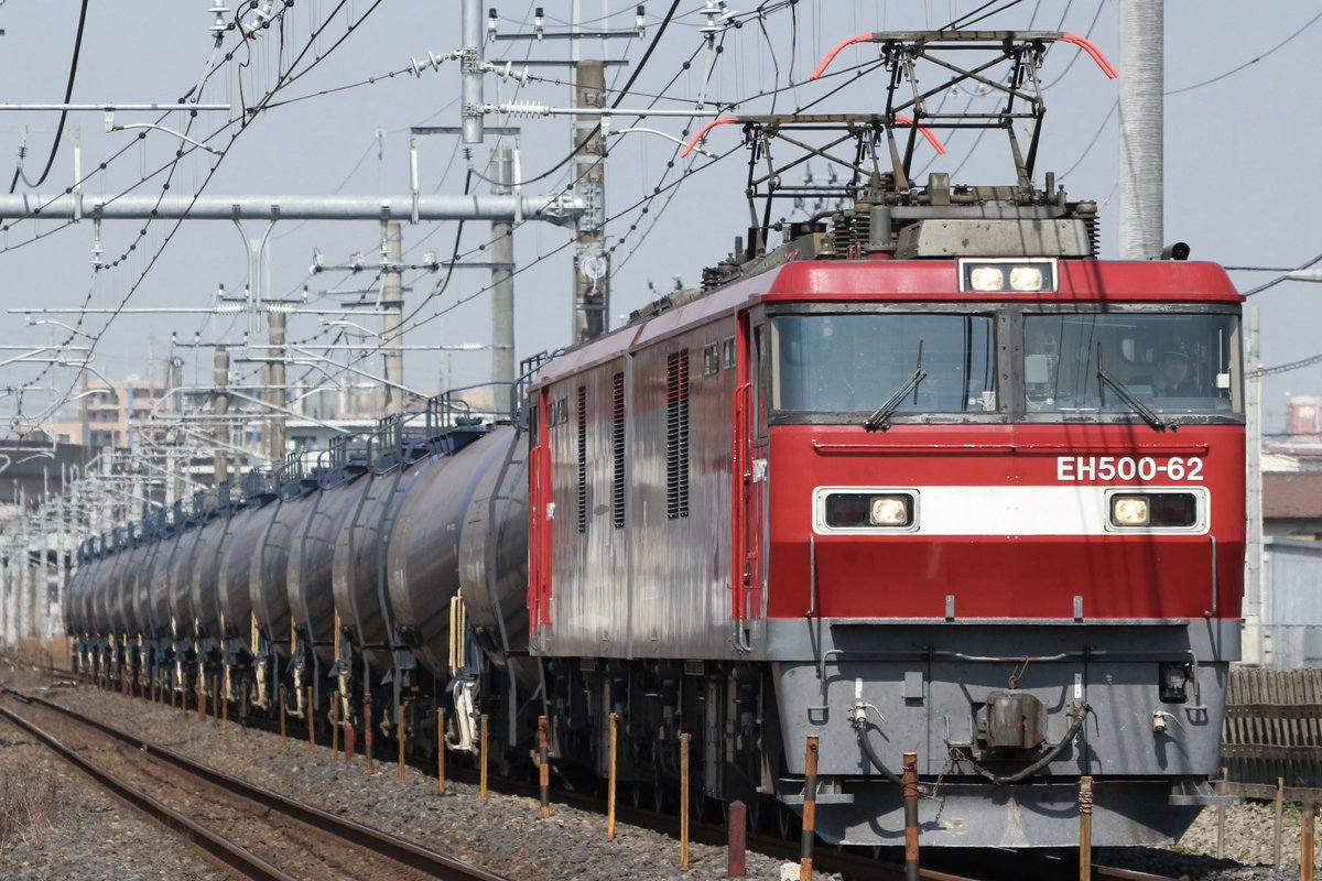 しらはぎ on Twitter: "2023.3.8 ＠新白岡駅〜久喜駅 ☀️ EH500-18[仙貨]+コキ 94レ EH500-62[仙貨]+タキ 1070レ EH500-2[仙貨]+コキ ...