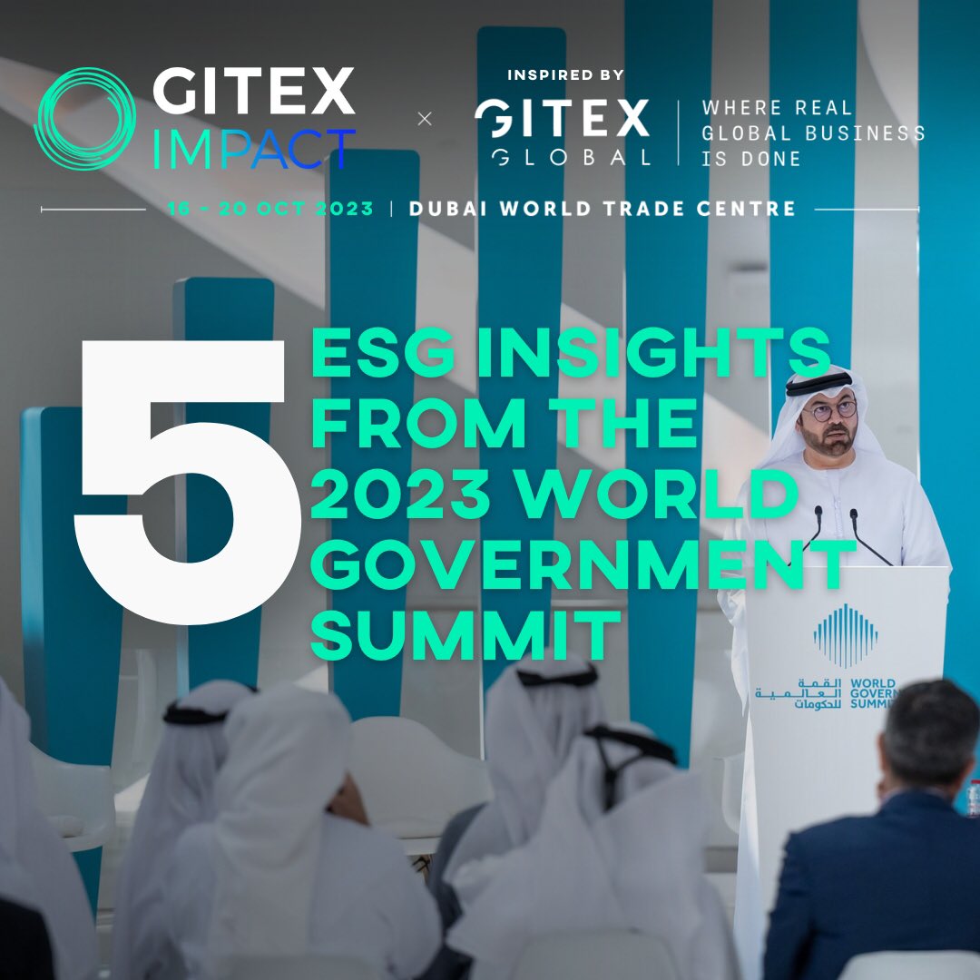 GITEX IMPACT on Twitter: "#Leaders gathered at the 2023 #World #Government #Summit to discuss ...