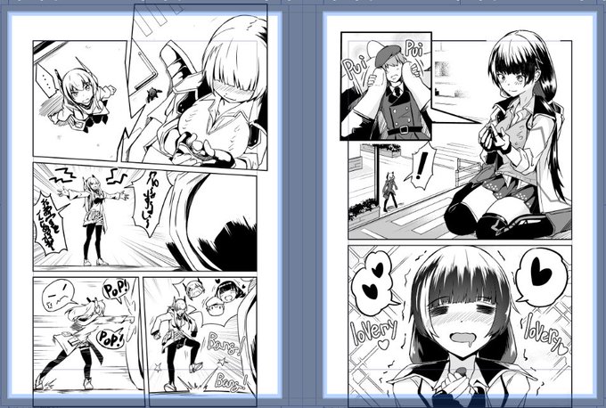 明日納品するんじゃよ こういうわちゃわちゃしたのホント好き | ミナミ・シンイチ＠C106 土：東4マ58a 日：東6カ44b さんのマンガ | ツイコミ(仮)