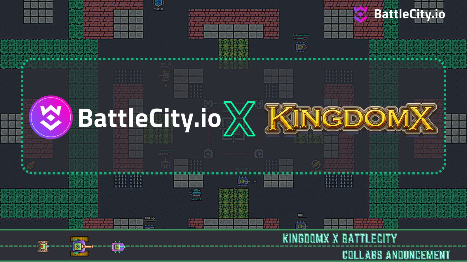 🔮Metaverse Worlds on Twitter: "💥 @BattleCityHQ partnership with @KingdomXGame, a P2E meta ...