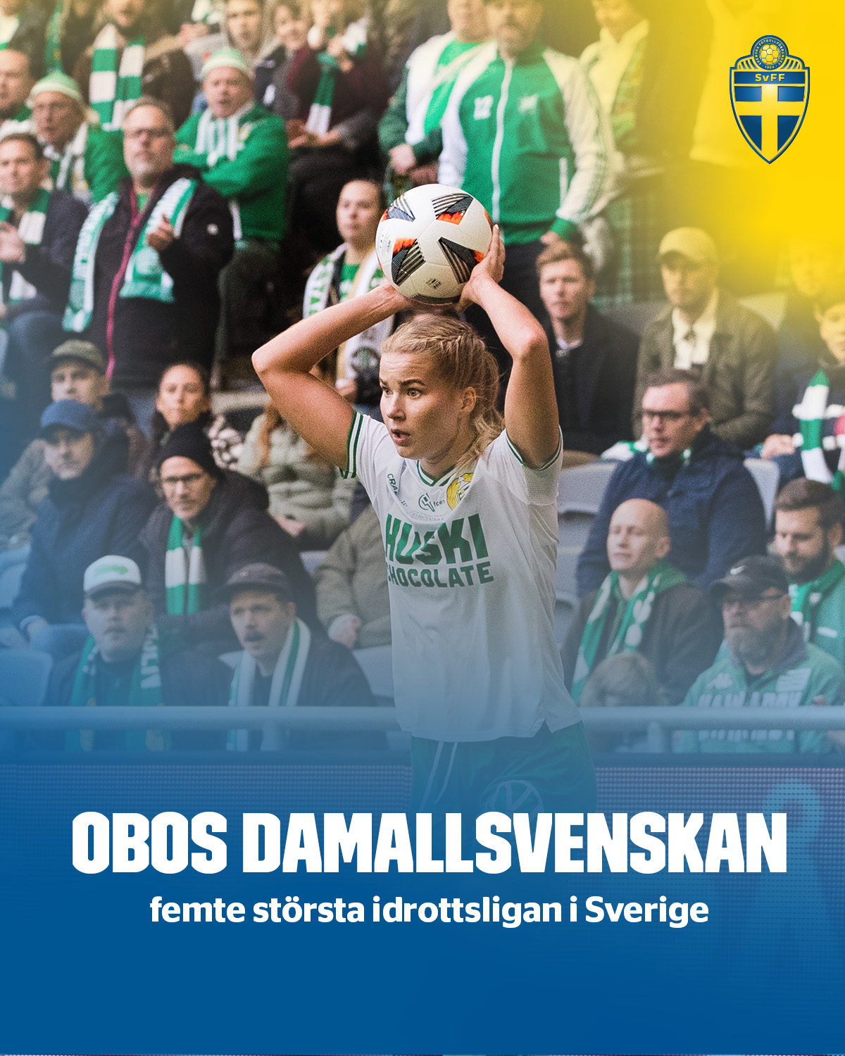 Svensk Fotboll on Twitter: "OBOS Damallsvenskan är intressemässigt den femte största ...
