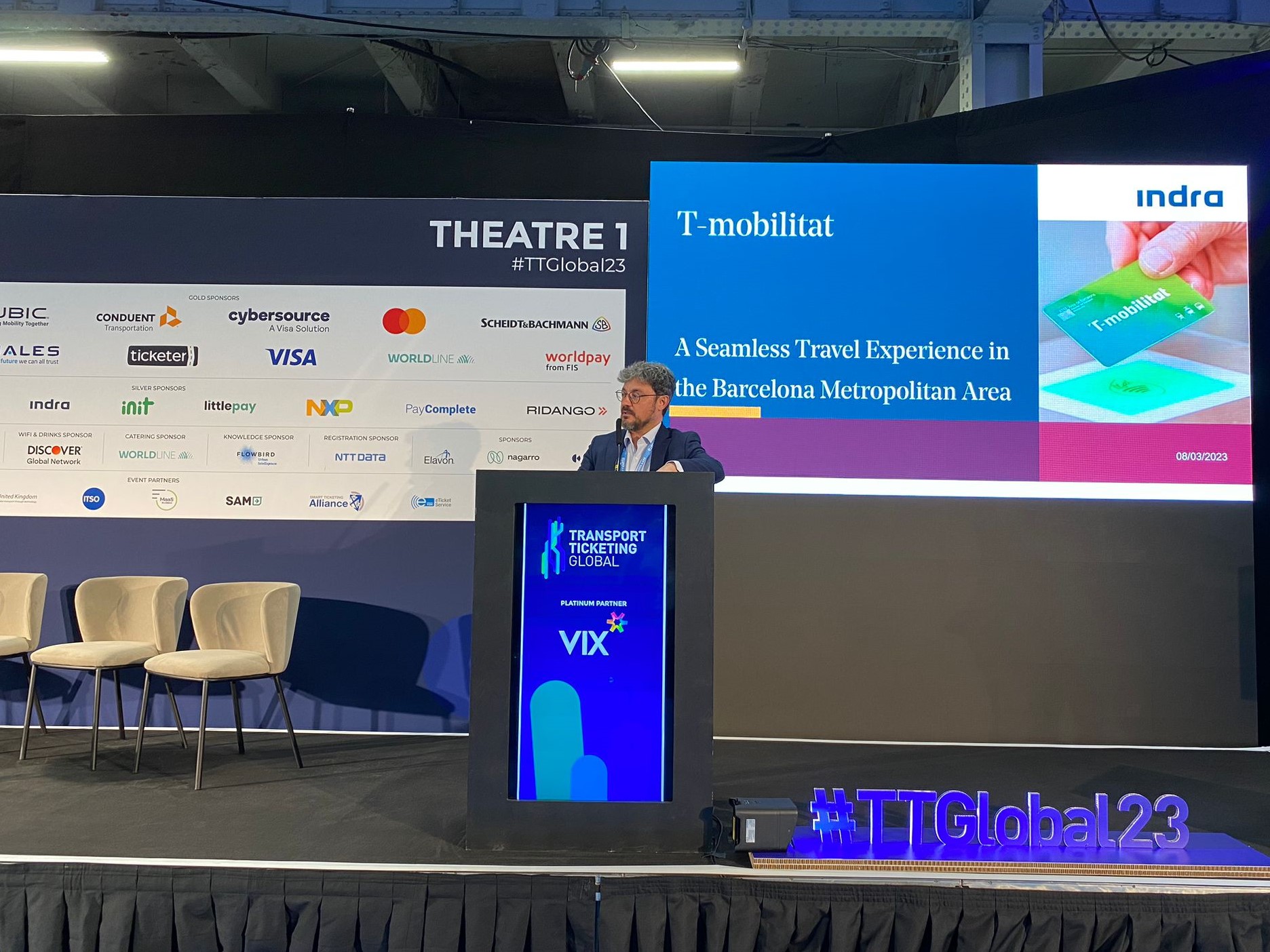 Indra on Twitter: "“T-mobilitat goes beyond a technological project. Together with @ATMbcn ...