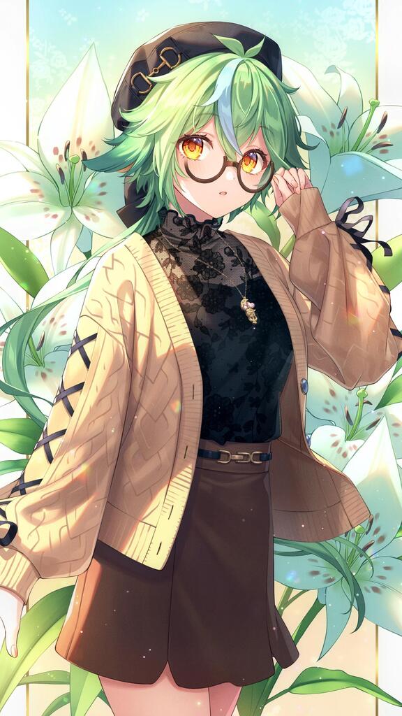 "Sucrose (Genshin impact) (1736x3087)" Post: https://t.co/9WVnPssi61 # ...