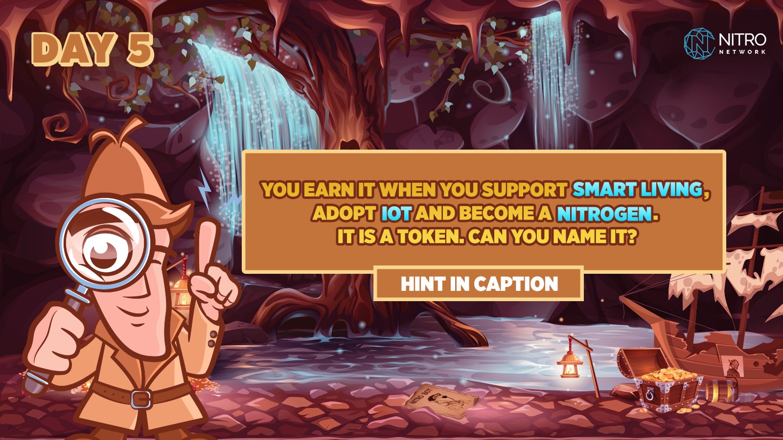 Nitro Network NFT 📛 on Twitter: "Welcome to the #NitroTreasureHunt! Day 5 challenge is here👇👇 🏆 ...