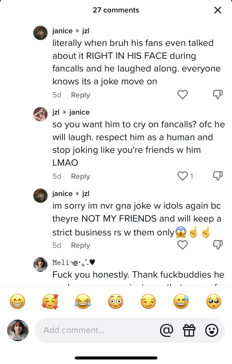 Meli: 도겸 밀라노 : BSS 🍊⚔️🐯 on Twitter: "Mind you this comment section on tiktok is only from 5 days ...