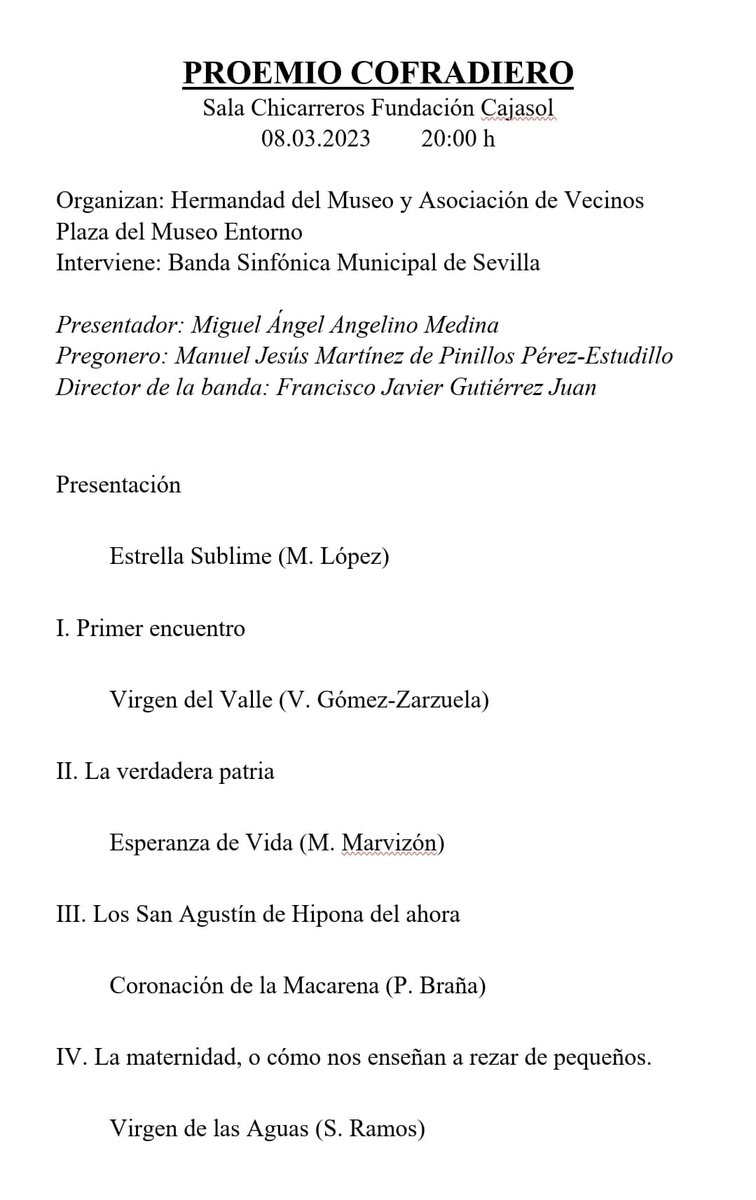 Hermandad del Museo on Twitter: Hermandad del Museo on Twitter: