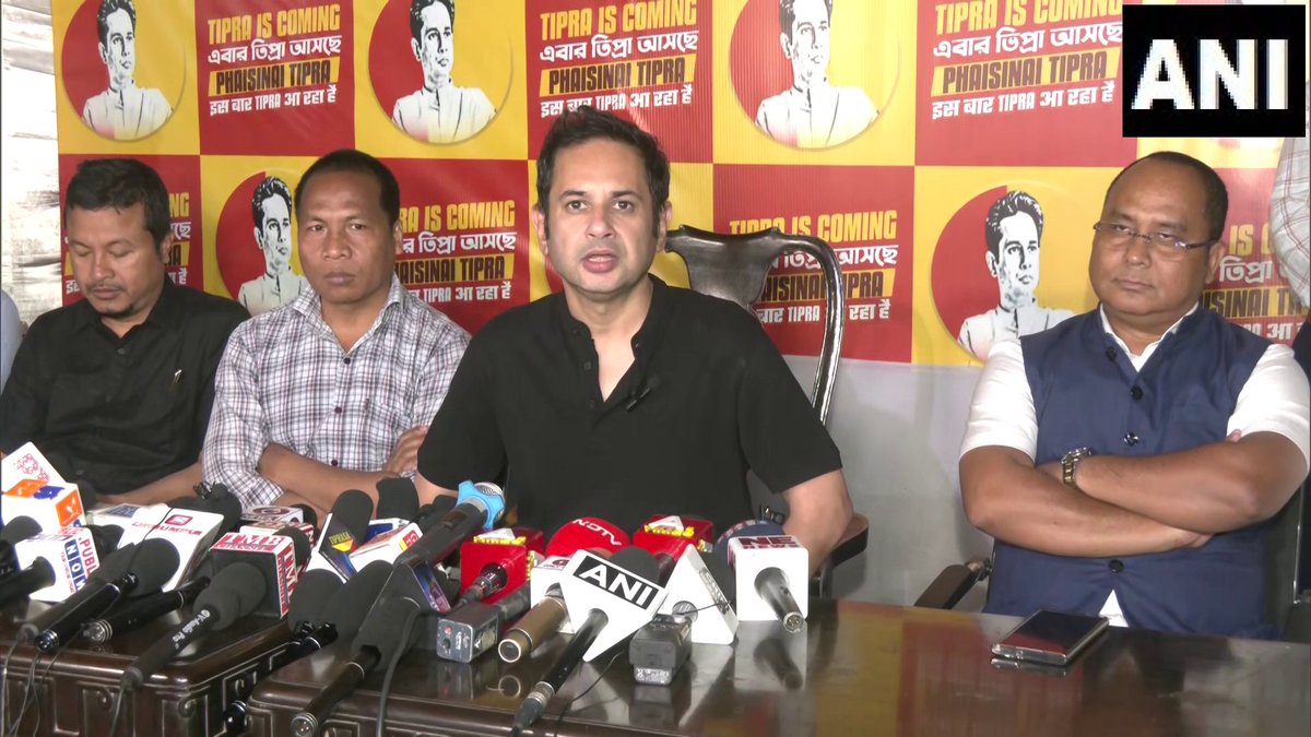 ANI on Twitter: "Agartala, Tripura | Today we had a meeting with Home Minister Amit Shah, we ...